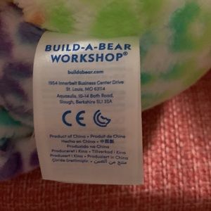 Build-A-Bear | Toys | Buildabear Lisa Frank Design Bear | Poshmark